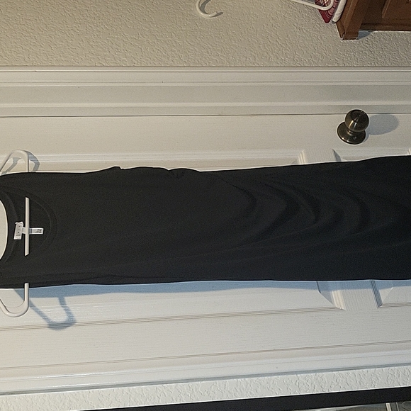 Leith | Dresses | Leith Black Sleeves Dress | Poshmark